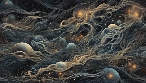 Premium Ai Image A Magical Cosmic Neural Pattern