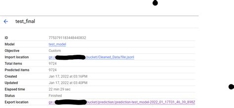 Google Cloud Platform Vertex AI Batch Prediction Location Stack Overflow