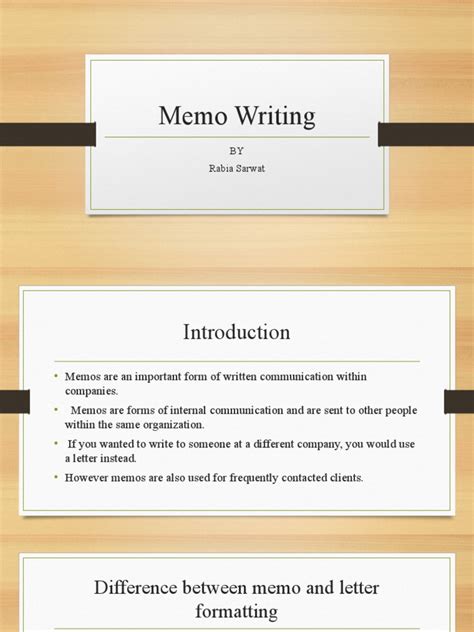 Memo Writing Pdf Memorandum Communication