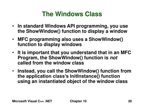 Ppt Microsoft Foundation Classes Powerpoint Presentation Id15886 Ppt Microsoft Foundation Classes Powerpoint Presentation Id15886