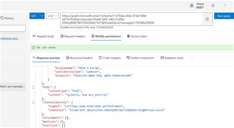 Can We Use Microsoft Graph Api To Extract Messages From A Meeting Chat