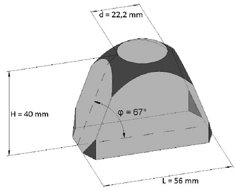 Geometric Shape And Dimensions Of The Prism Download Scientific Diagram