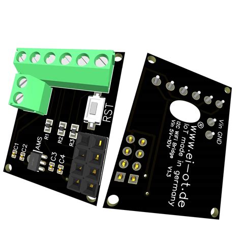 Ei Ot Esp8266 Esp 01 1 Wire I2c Modul Zusammenbau Bestückung Inbetriebnahme Der Hardware Ei