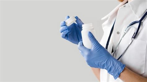 Premium Photo Close Up Doctor Holding Small Container
