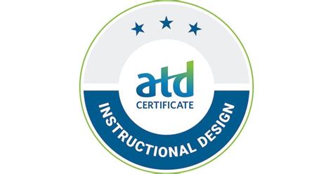 Atd Instructional Design Certificate Was Issued By The Association For Talent Development To