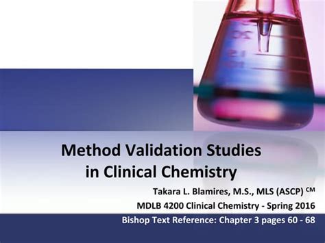 Method Validation Studies In Clinical Chemistrypdf