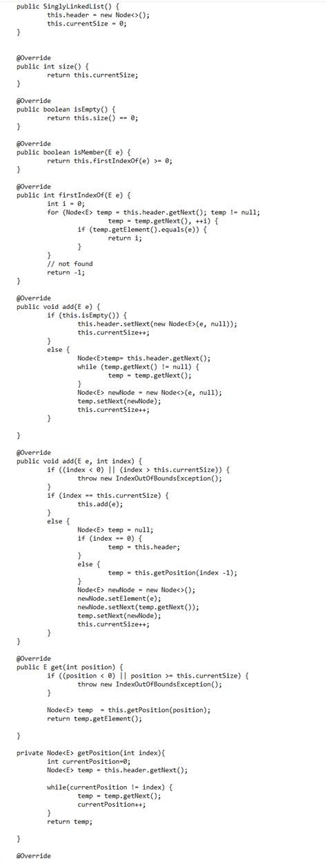 Solved Consider A Member Method Of The List Adt Named