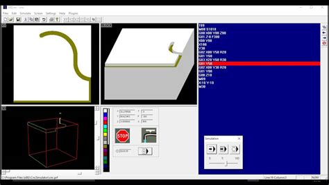 Cnc Simulator G02 Youtube
