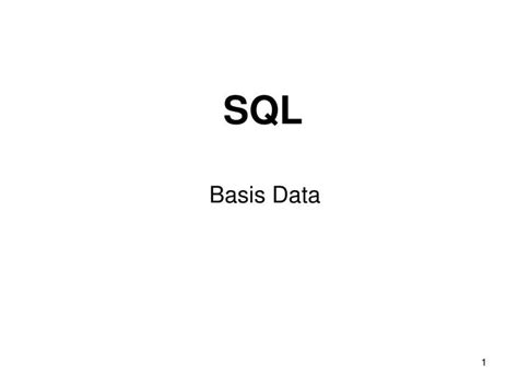 PPT SQL PowerPoint Presentation Free Download ID 1417817