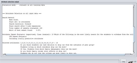 6 attribute selected using correlation feature selection background of