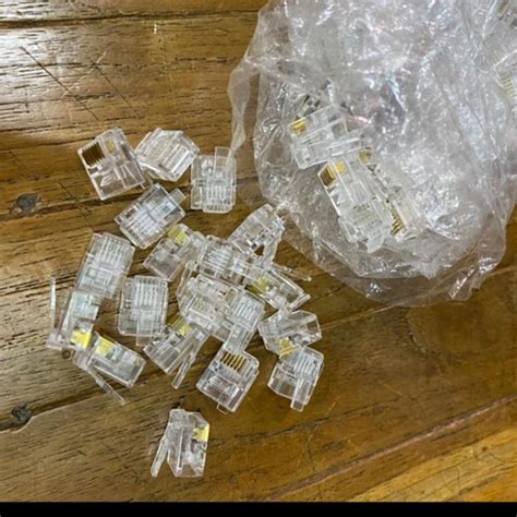 Jual Konektor Telepon Rj Isi Pin Kepala Eceran Satuan Jakarta Pusat Baja Electric Km