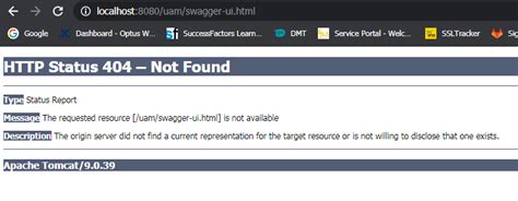 Java Swagger Ui Is Not Working With External Tomcat Deployment