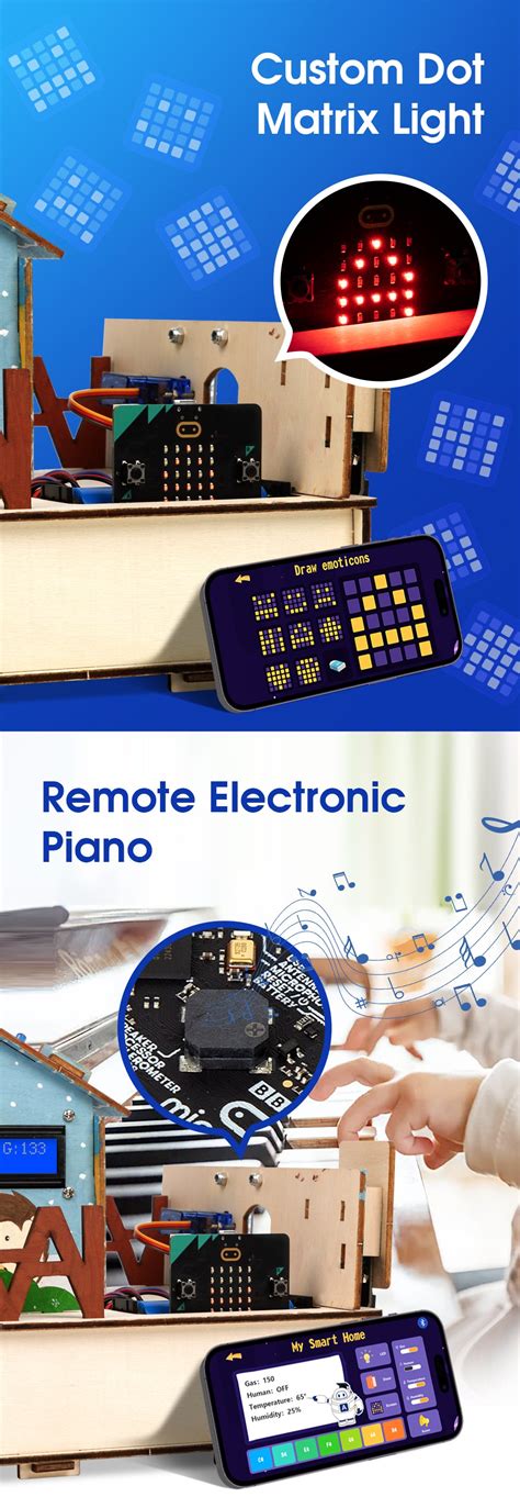 Acebott Qe006 Smart Home Iot Starter Kit With Arduino Acecode Scratch Acebott