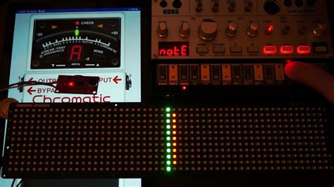 Guitar Instrument Tuner Using Galactic Unicorn Projects Pimoroni