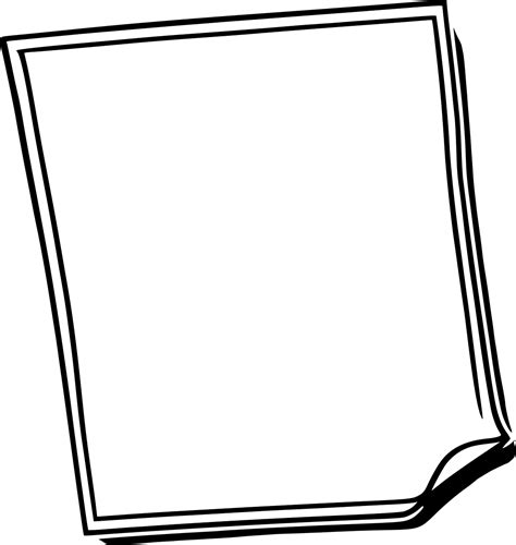 Notebook Paper Vector Png