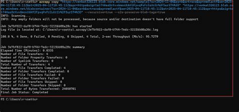 Azcopy Between Containers And Include Metadata And Blob Index Tags Microsoft Qanda