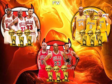 The Only 3 Three Peat Nba Teams In The Last 56 Years Michael Jordan
