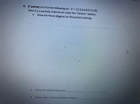 Solved Points Let X Be The Following Set Chegg Com