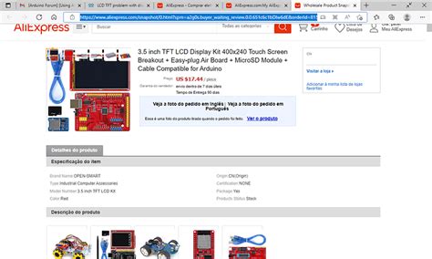 LCD TFT Problem With Display Displays Arduino Forum