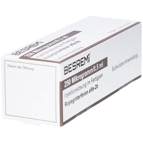 Besremi 250 µg 0 5 Ml Inj Lösung Im Fertigpen 1 St Mit Dem E Rezept