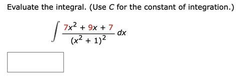 Solved Evaluate The Integral Remember To Use Absolute