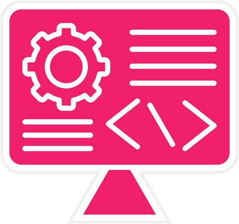 Custom Coding Vector Icon Style 22434357 Vector Art At Vecteezy