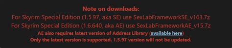 Sexlab Will Not Install Technical Support Skyrim Special Edition Loverslab