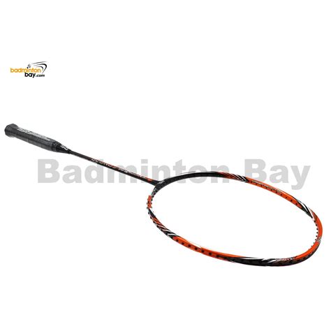 Rsl Falcon 828 Orange Black Chrome Silver Badminton Racket 4u G5