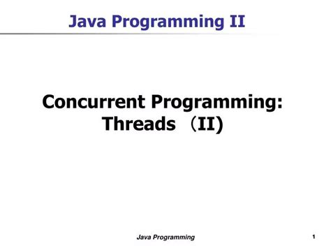 Ppt Java Programming Ii Powerpoint Presentation Free Download Id