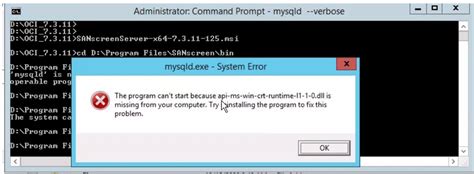 Upgrading To Or Installing Oncommand Insight 73x Fails At The Configuring Mysql Step Netapp