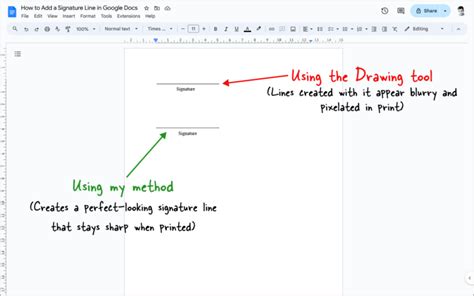 How To Add A Signature Line In Google Docs Easy Steps