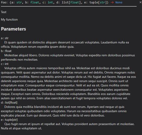 Sphinx Style Docstring Rendering Feature · Issue 2251 · Microsoft