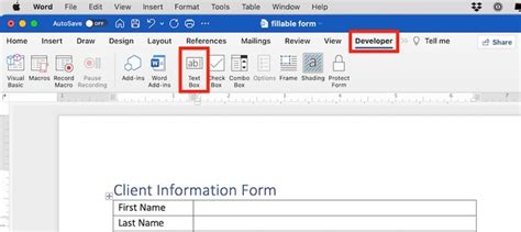 How To Quickly Create A Fillable Form In Microsoft Word Video Envato Tuts