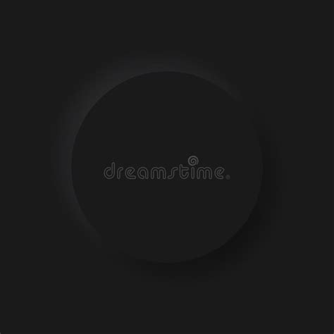 Black Neumorphism Soft Ui Design For Web Design Application Ui And More Stock Vector