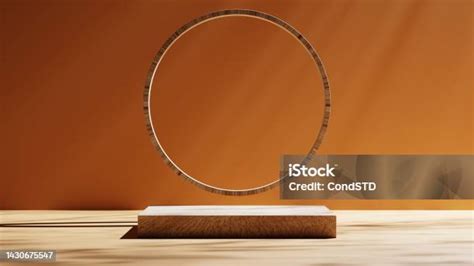 3d 렌더링 햇빛 광선을 배경으로 한 나무 받침대 또는 연단 모형 제품 쇼케이스 및 프레젠테이션을 위한 빈 플랫폼 빈 무대 디스플레이 0명에 대한 스톡 사진 및 기타 이미지