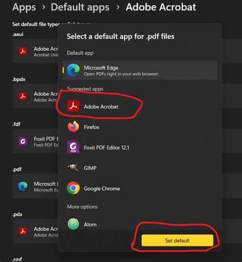 How To Set Adobe Acrobat As Your Default PDF App It