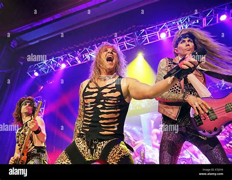 American Heavy Metal Band Steel Panther Performing Live On Stage At The