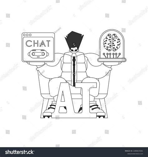 He Has Vector Linear Ai Model Stock Vector Royalty Free 2286819261 Shutterstock