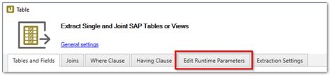Runtime Parameters Xtract Universal Helpcenter