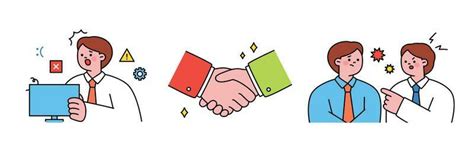 Handshake Animation Vector Art Icons And Graphics For Free Download