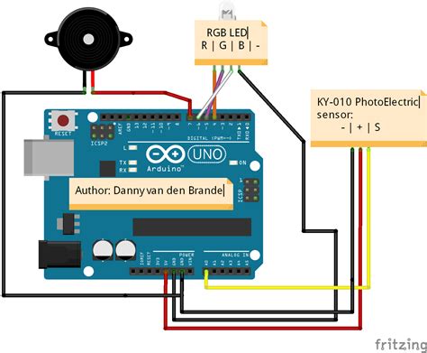 Photo Electric Alarm Using The Ky 010 Sensor