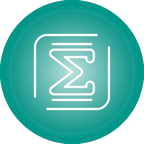 Summation Vector Icon 37221380 Vector Art At Vecteezy