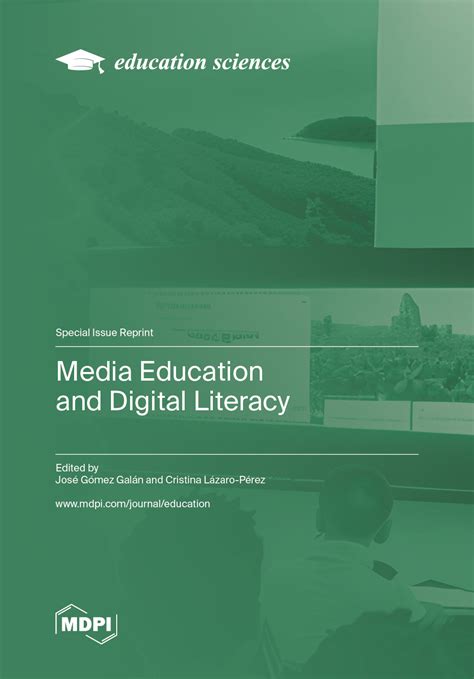 Media Education And Digital Literacy Mdpi Books