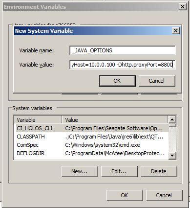 How To Set Up Proxy For Java Application Running As Windows Service Stack Overflow