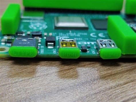 Anti Dust Silicone Covers For Raspberry Pi 4B Black