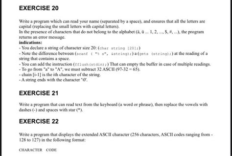 Solved Exercise 20 Write A Program Which Can Read Your Name