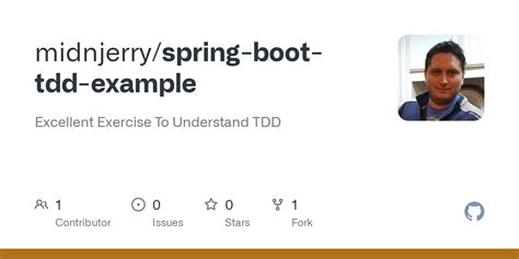 Github Midnjerryspring Boot Tdd Example Excellent Exercise To