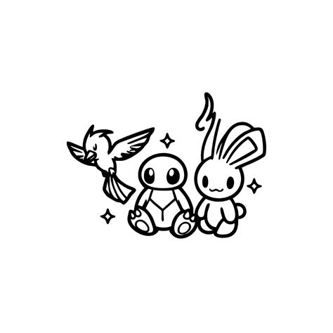 Free Pokemon Outline Clipart Template To Edit Online