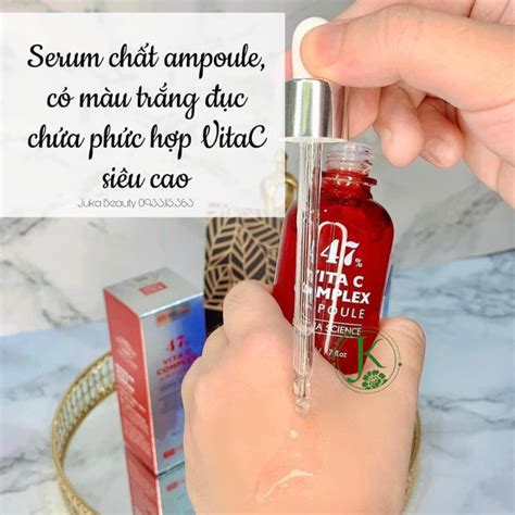 [sỰ ThẬt] Serum Vita C Complex Cmpoule 47 Có Tốt Không