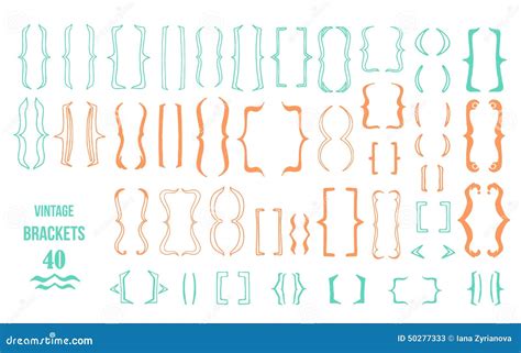 Brackets Stock Vector Illustration Of Background Menu